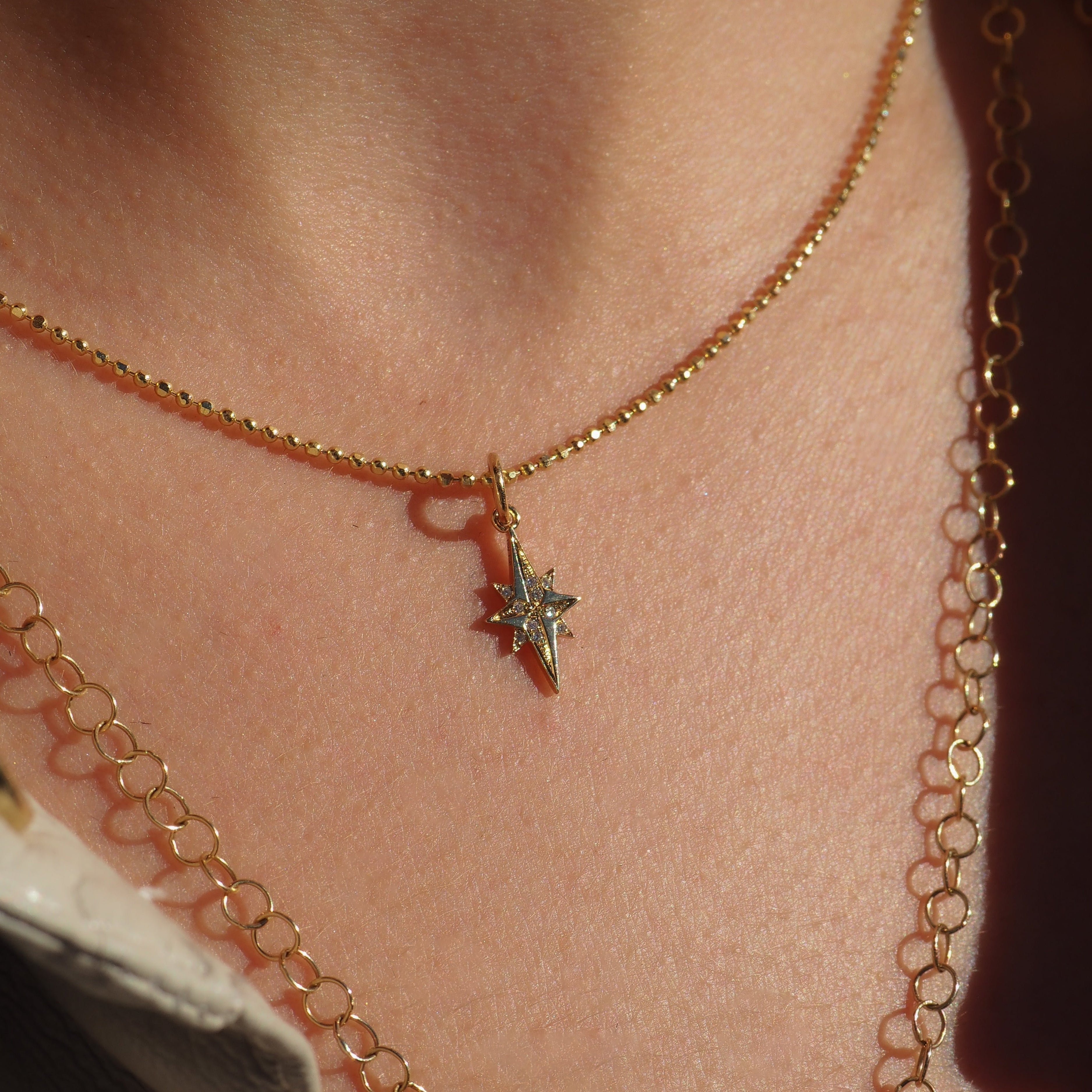 Mini Stellar Charm in 18K Gold & Diamonds – Devon Woodhill Fine Jewelry