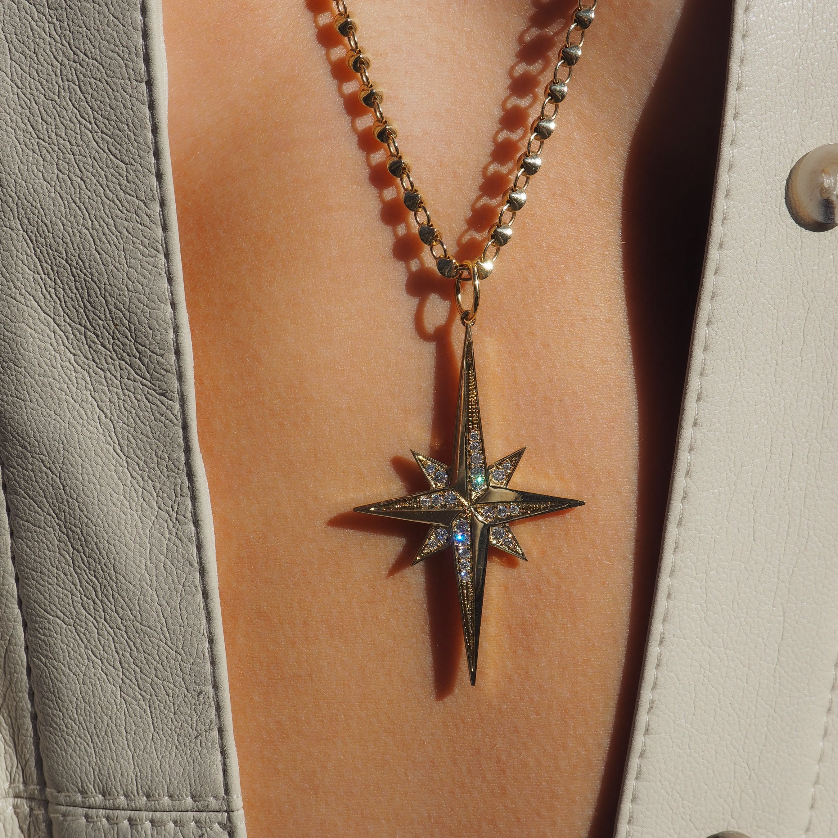 Deluxe Stellar Charm in 18K Gold & Diamonds – Devon Woodhill Fine Jewelry