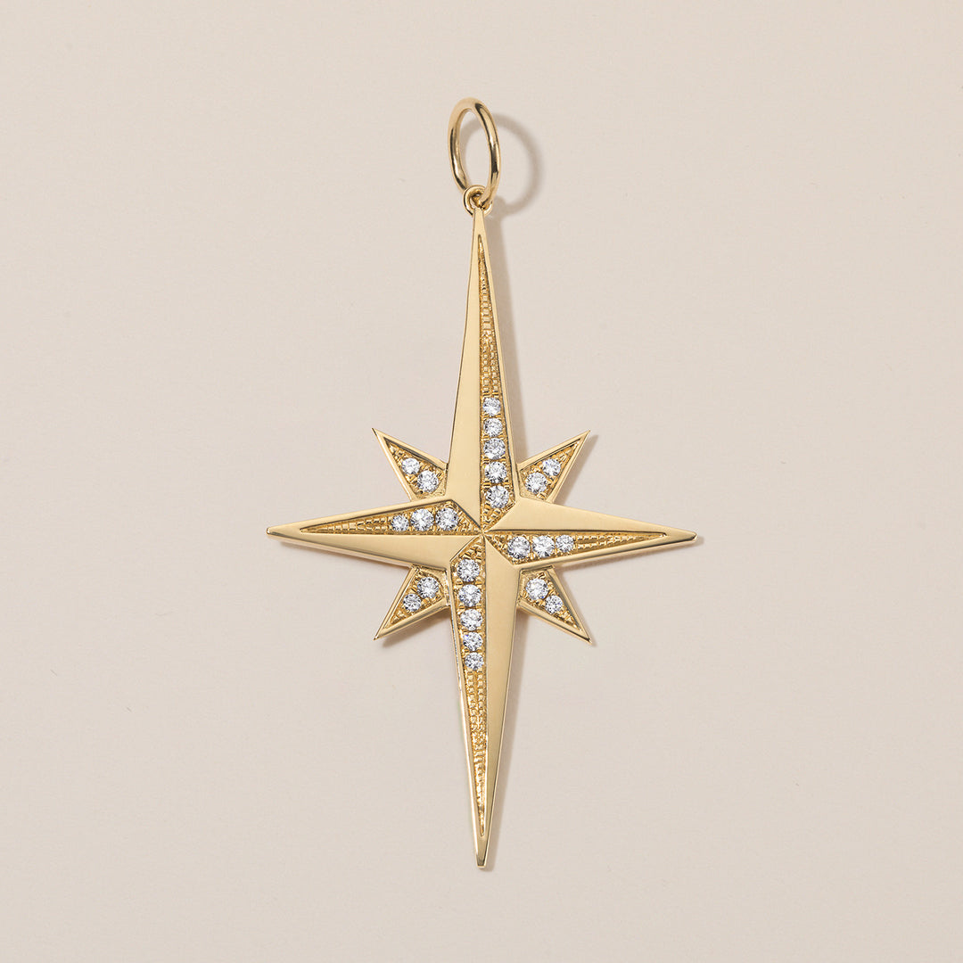 Deluxe Stellar Charm in 18K Gold & Diamonds – Devon Woodhill Fine Jewelry